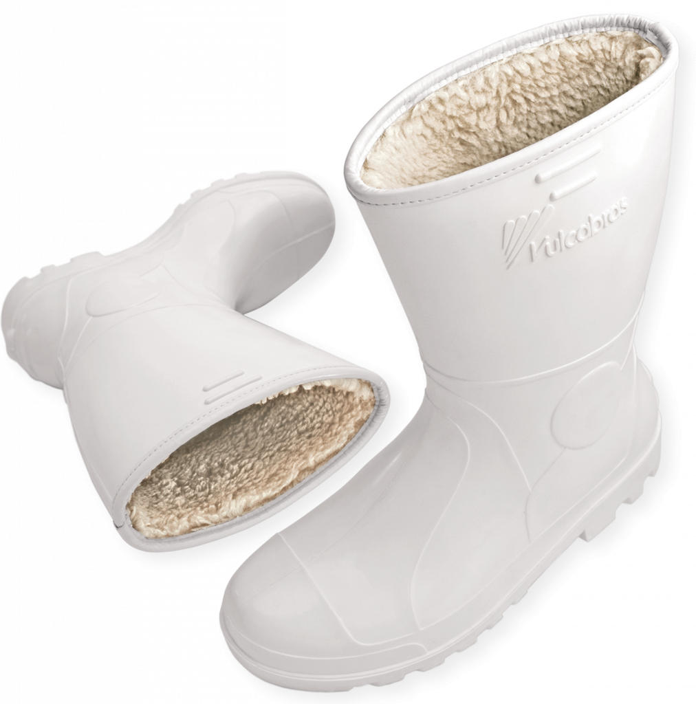 Bota de PVC Médio (Vulcaflex) Preto c/ Forro - Marluvas - Qualiflex